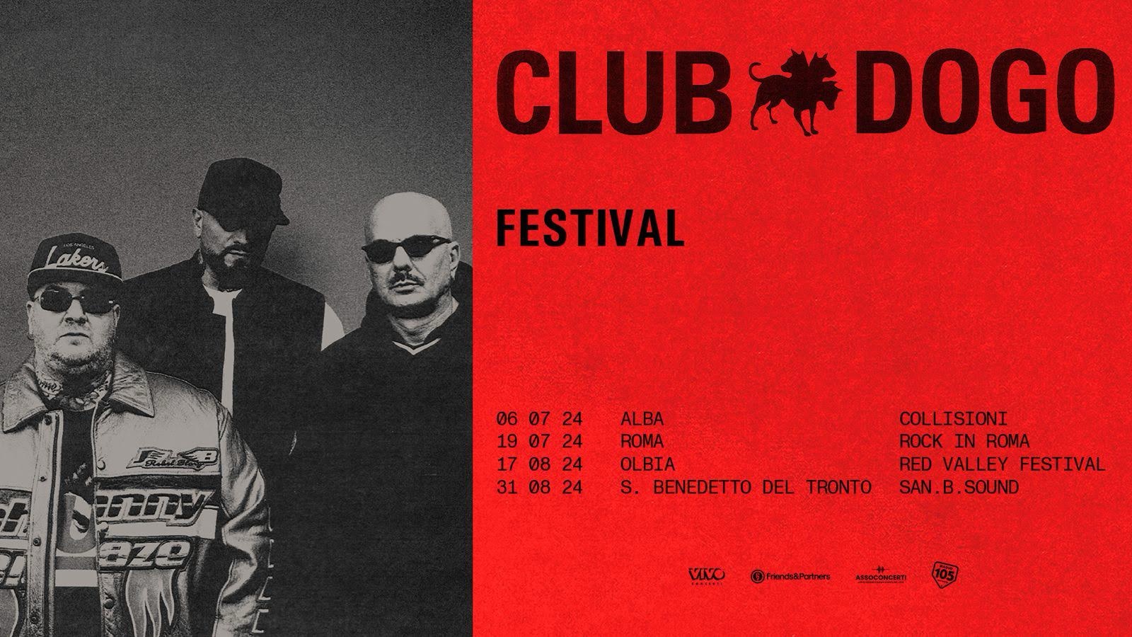 I Club Dogo annunciano 4 concerti nei maggiori festival italiani